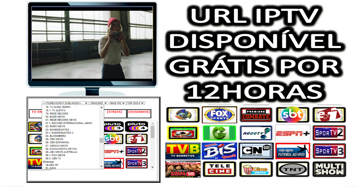 100CNT: 🔰 - LISTA IPTV GRÁTIS 2021 M3U E P2P, DEFINITIVA