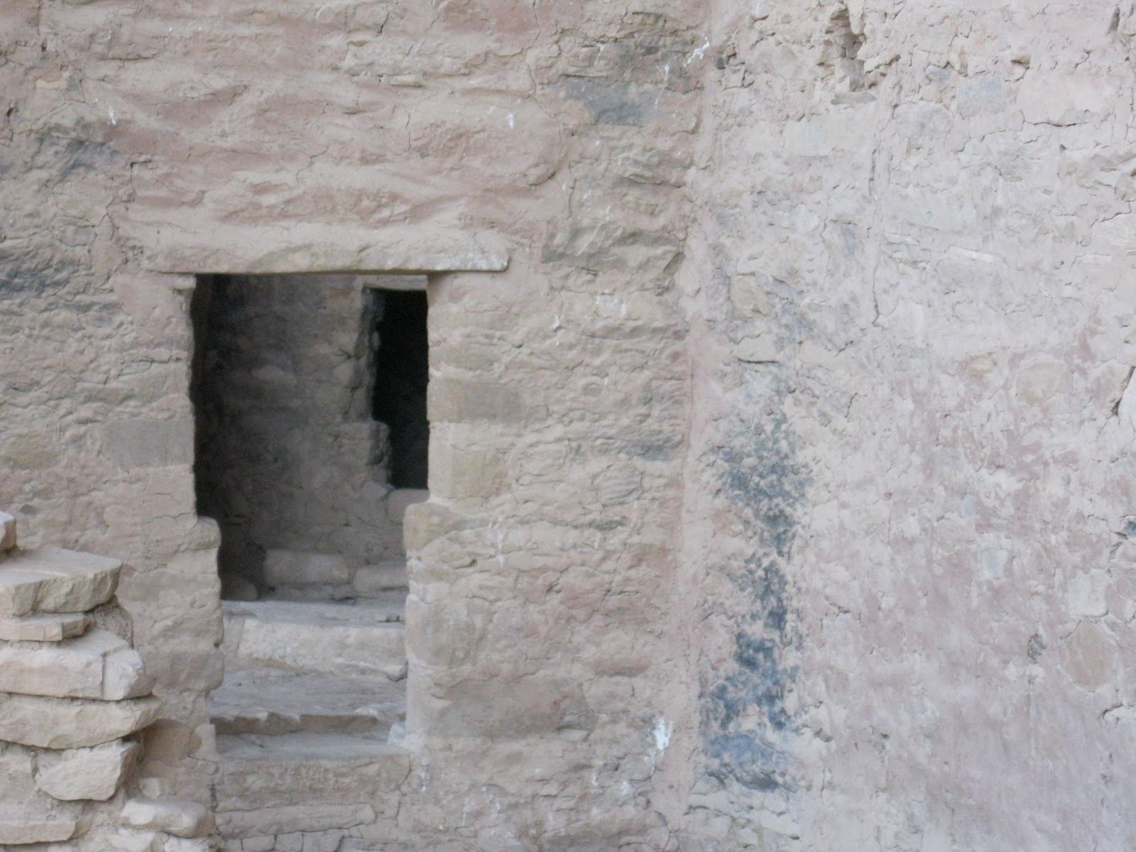 Four Corners Hikes-Mesa Verde: T Shaped Doors at Spruce Tree House