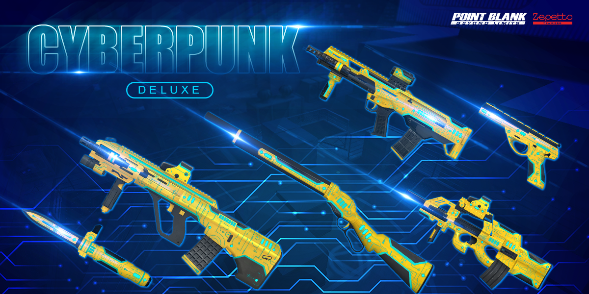 Cyberpunk Deluxe Point Blank Weapon Skins ~ Tips PB Beyond Limits