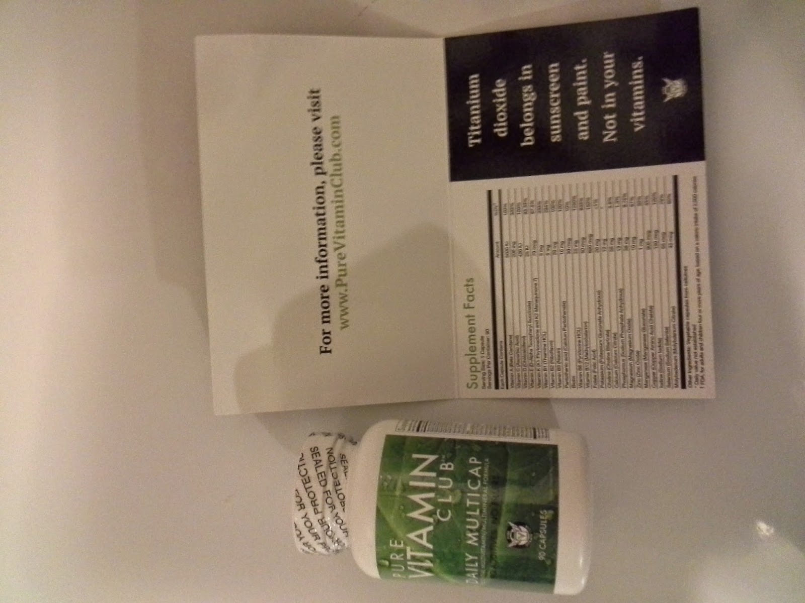 Let's Review! with Gaylene: Pure Vitamin Club Daily Multicaps (90 Day ...