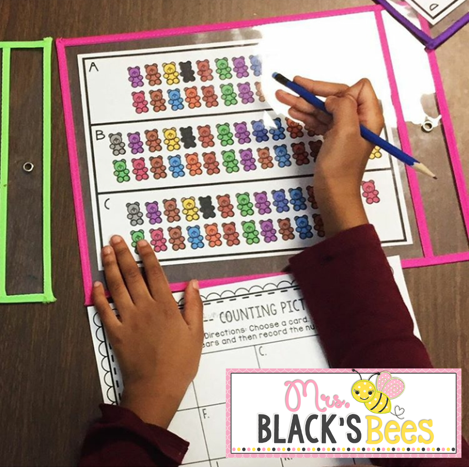 Non Themed Math Stations for First Grade | Mrs. Black's Bees