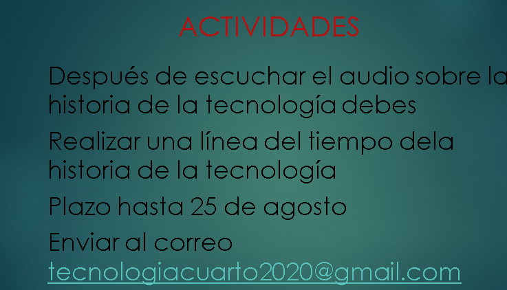 AULA VIRTUAL DE GRADO CUARTO : TECNOLOGIA