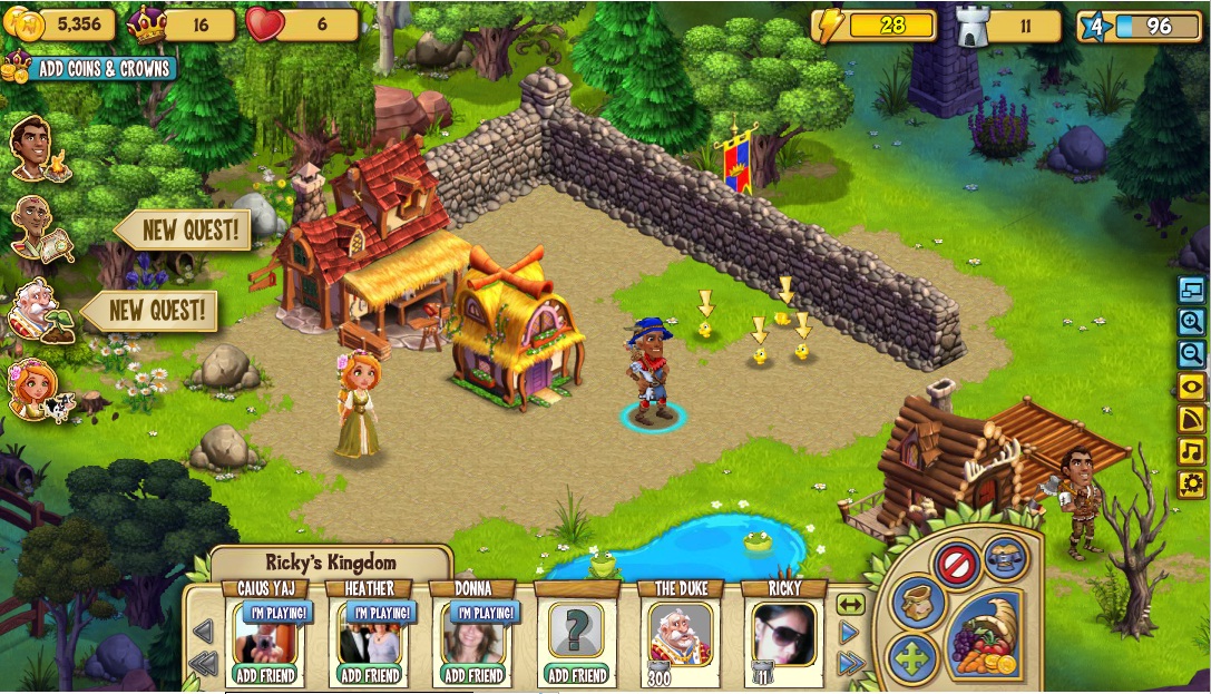 Playing CastleVille On Facebook ~ KyGZ