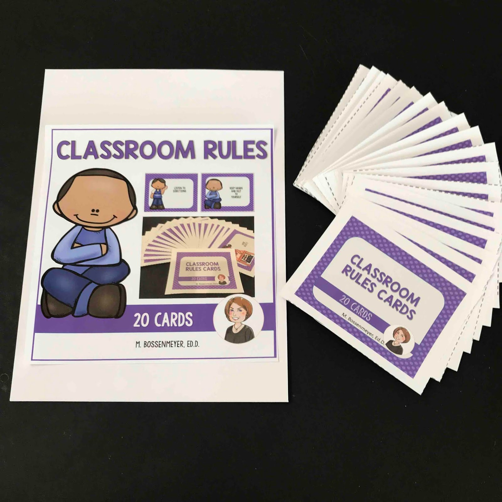 Classroom Rules Card Set | Peaceful Playgrounds | Recess Doctor Blog