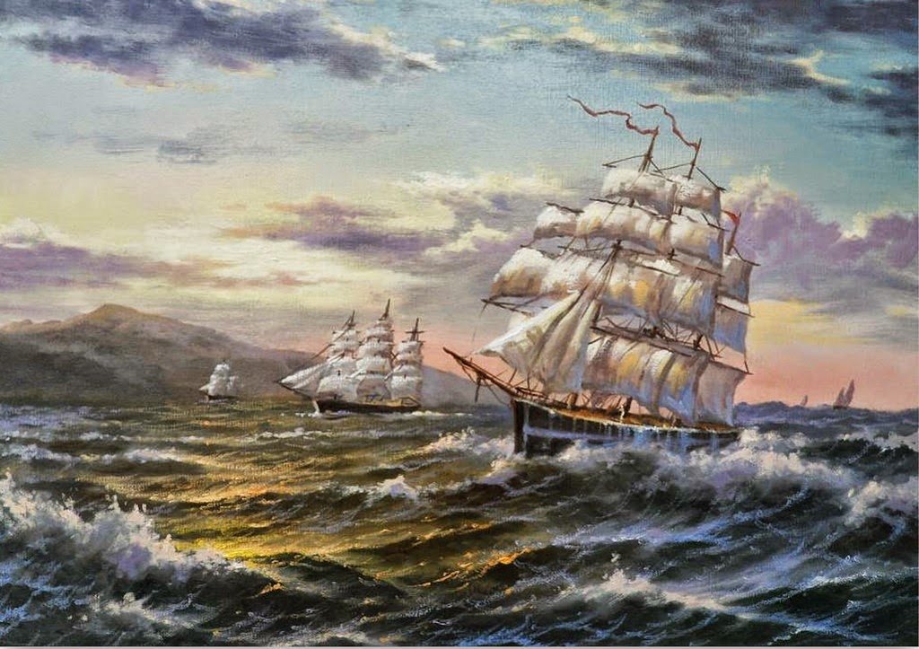 El arte es su máxima expresión : Imagenes Oleos de Marinas Realistas ...