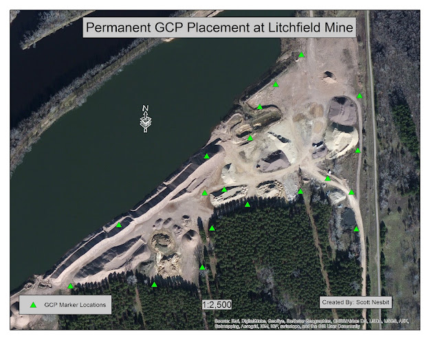 Unmanned Aerial Systems: Geography 390: Litchfield Mine GCP Placement 4 ...