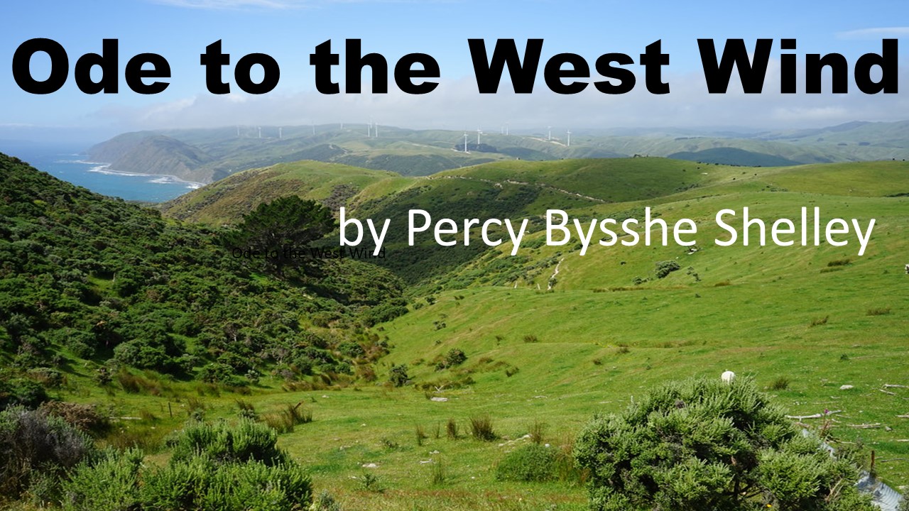 Ode to the West Wind by Percy Bysshe Shelley (The Poem, Summary & Analysis)