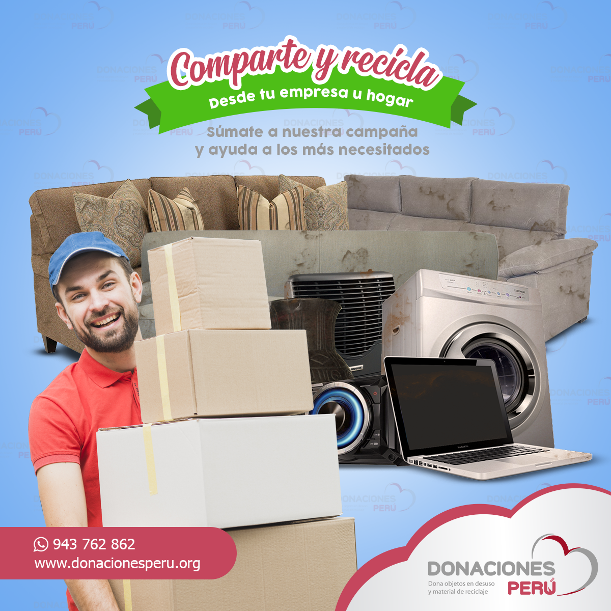 Donaciones Perú: Comparte y recicla tus objetos en desuso desde tu ...