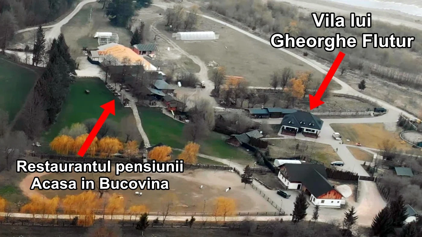 VIDEO Cum și-a construit Gheorghe Flutur o vilă chiar în mijlocul ...