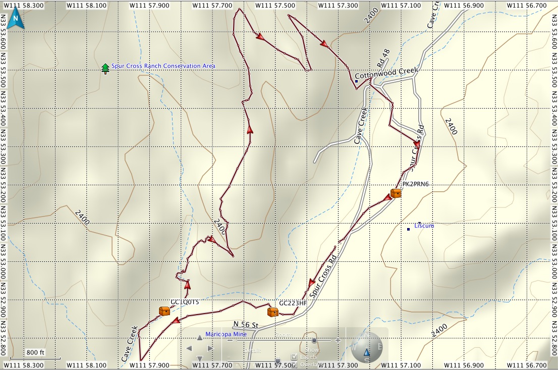 Hundewanderer.com: Hiking: Cave Creek's Spur Cross Ranch Conservation ...
