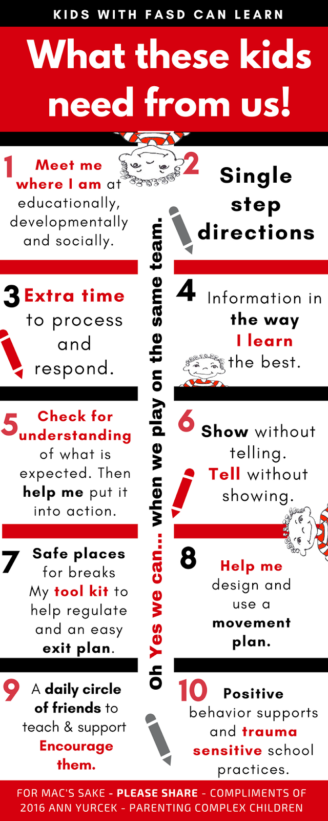 Parenting Complex Children : Day 73: Kids with FASD Can Learn: 10 ...