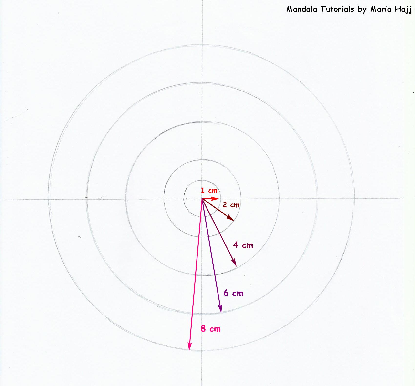Mandala Tutorial n. 3 | How to draw a mandala using the mandala ...