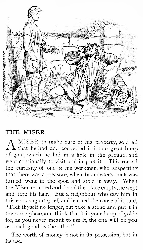 "The Miser" by Aesop | Thrifty Scissors