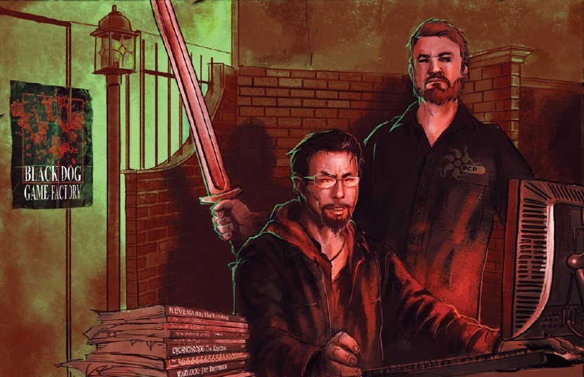 El Descanso del Escriba: La doble historia de Black Dog Game Factory