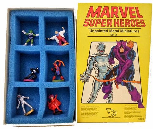 The Dork Review: Marvel Super Hero Metal Miniatures Set #1-3