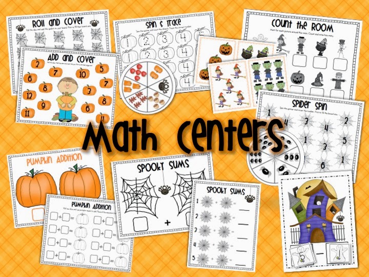 Mrs. Ricca's Kindergarten: Happy October! {Freebies & Centers}