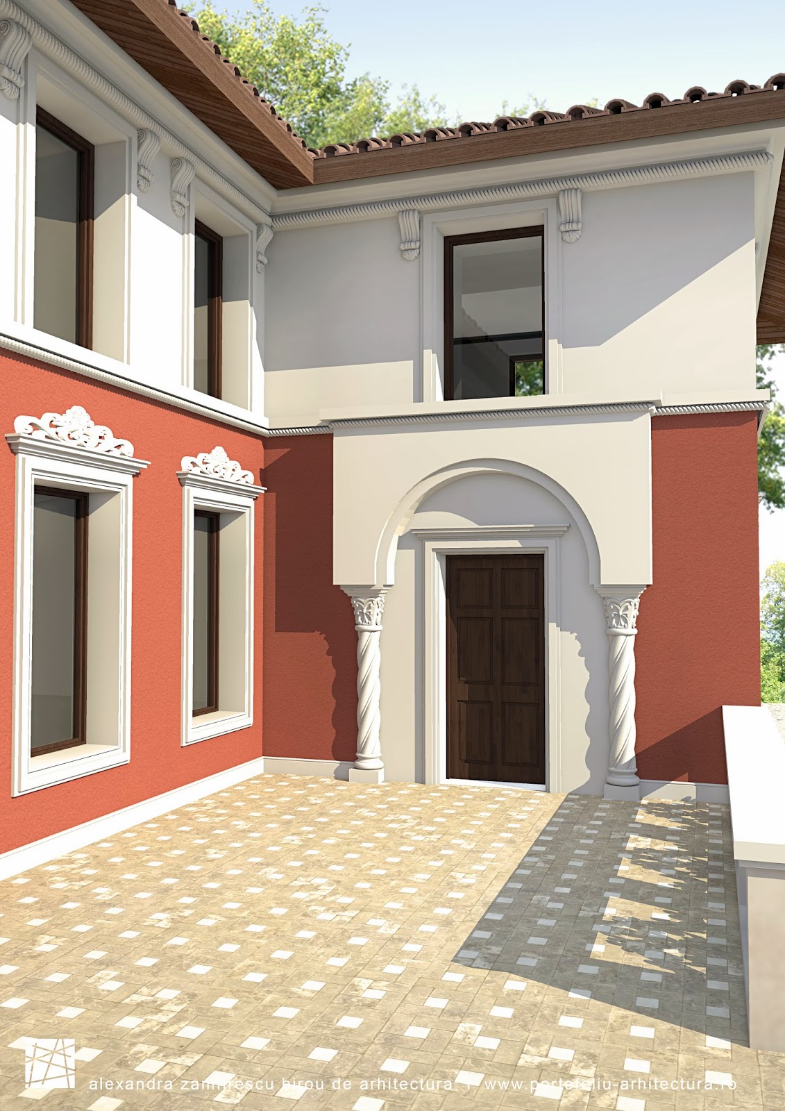 DESIGN DE FATADA IN STIL CLASIC - AZSTUDIO