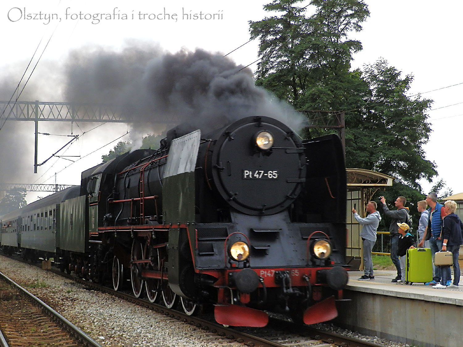 Olsztyn, fotografia i trochę historii ...: Zabytkowy pociąg i parowóz ...
