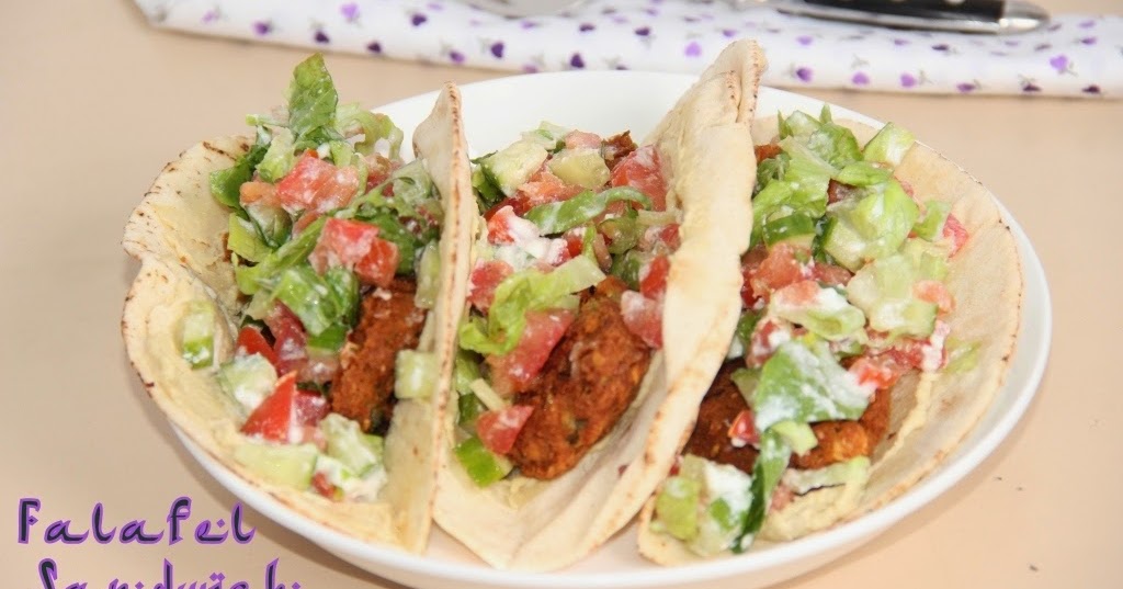 Falafel Sandwich/ Falafel Rolls/ Falafel stuffed Pita bread ~ Lincy's ...