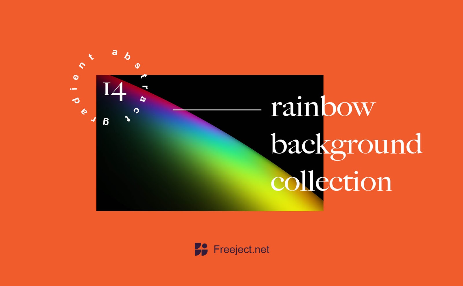 Free Download 14 Rainbow Gradient Background