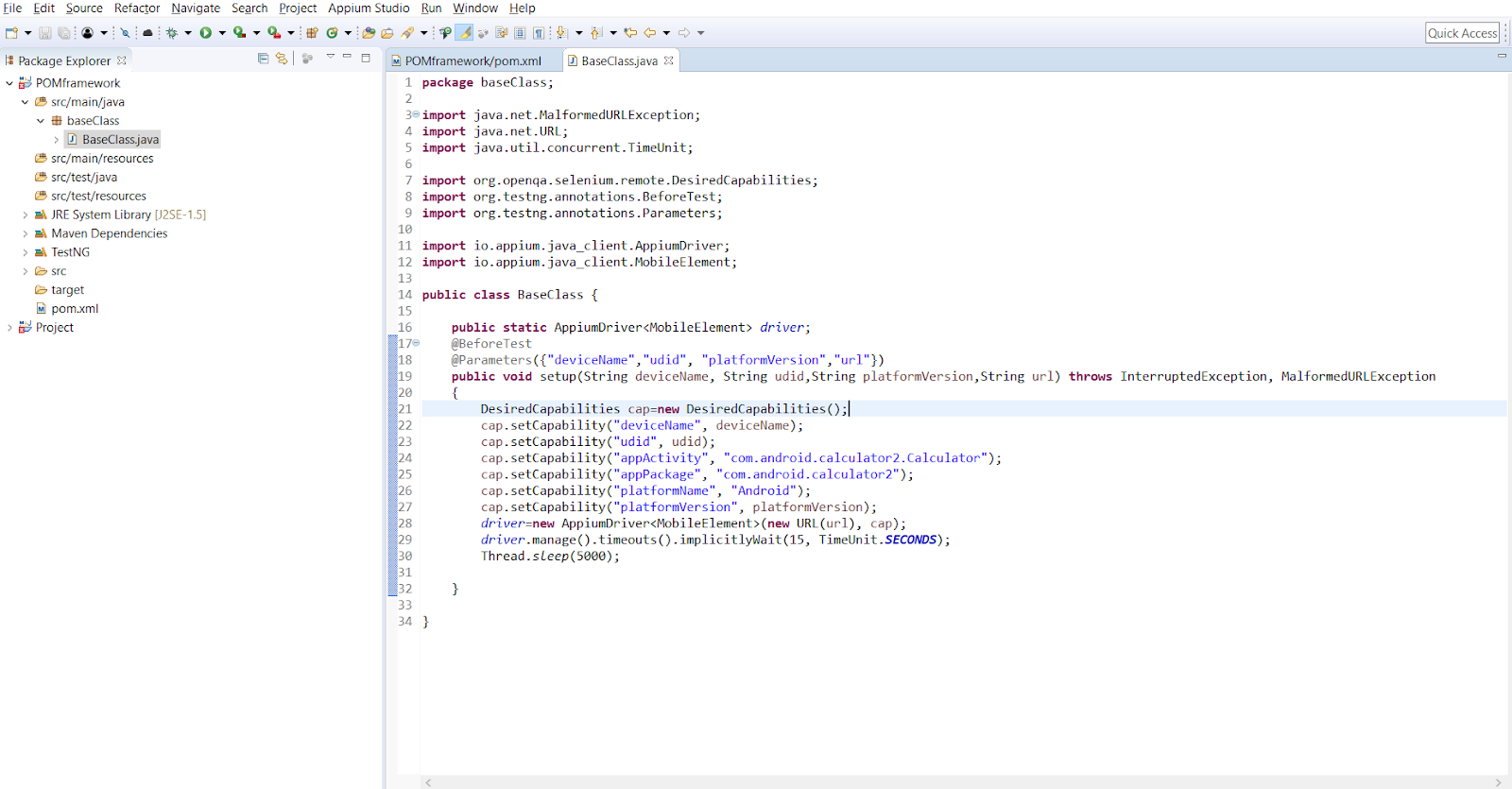 Appium, Selenium and Software Testing Tutorial : How to Create POM ...