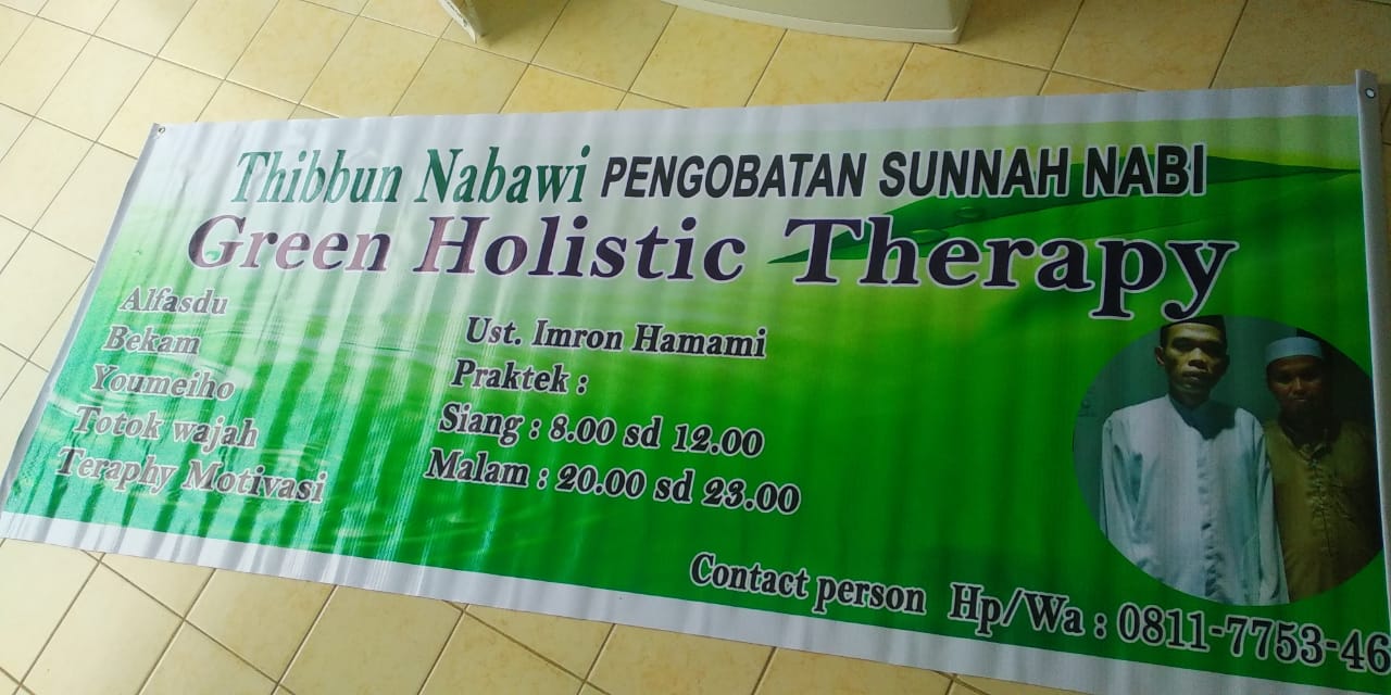Cetak Spanduk dan X Banner Pengobatan Terapi ~ Print Corner
