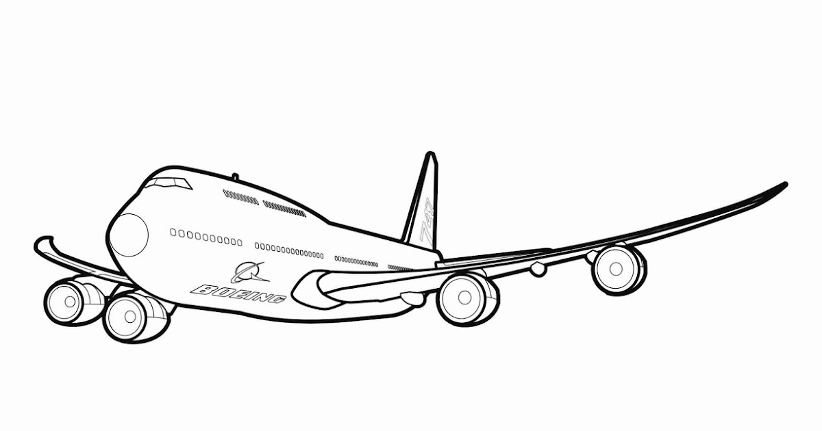 Coloring Boeing 787 Dreamliner Pages Airbus Airplanes Plane Aviones ...