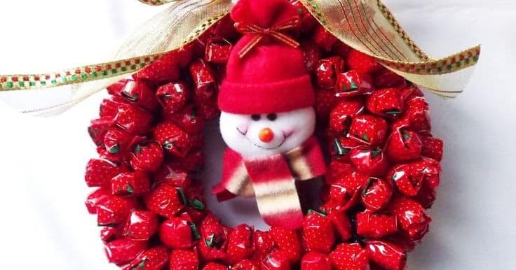 Ideas x temporada: Usa dulces rojos para crear bellos adornos navideños