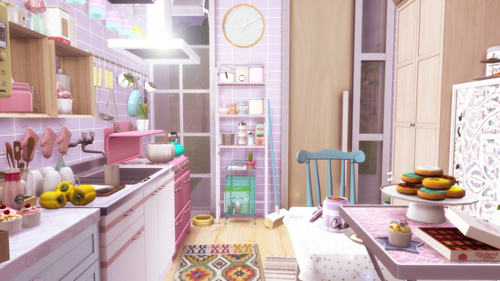 SIMS 4 - CUTEST KITCHEN DL + CC - Bárbara Sims