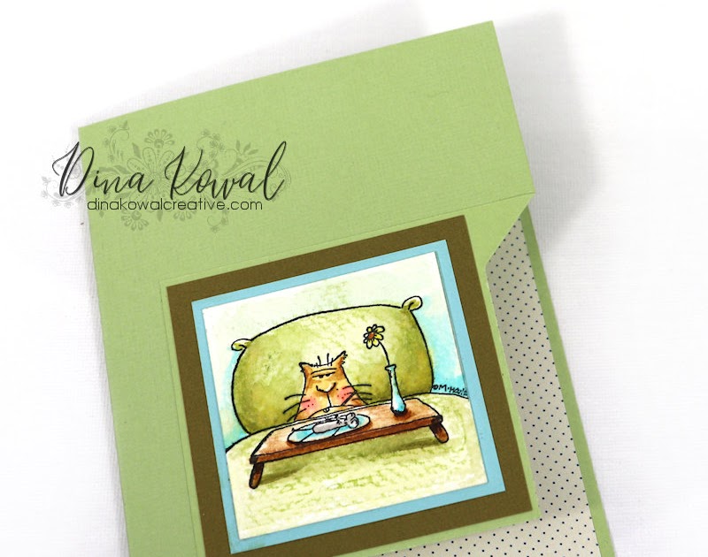 Dina Kowal Creative: Splitcoast Tutorial: Corner Flip Card