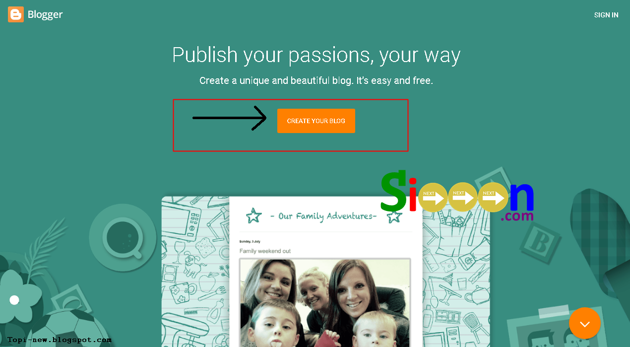How to Create a Free Blog on Blogger - Next Siooon (NS)