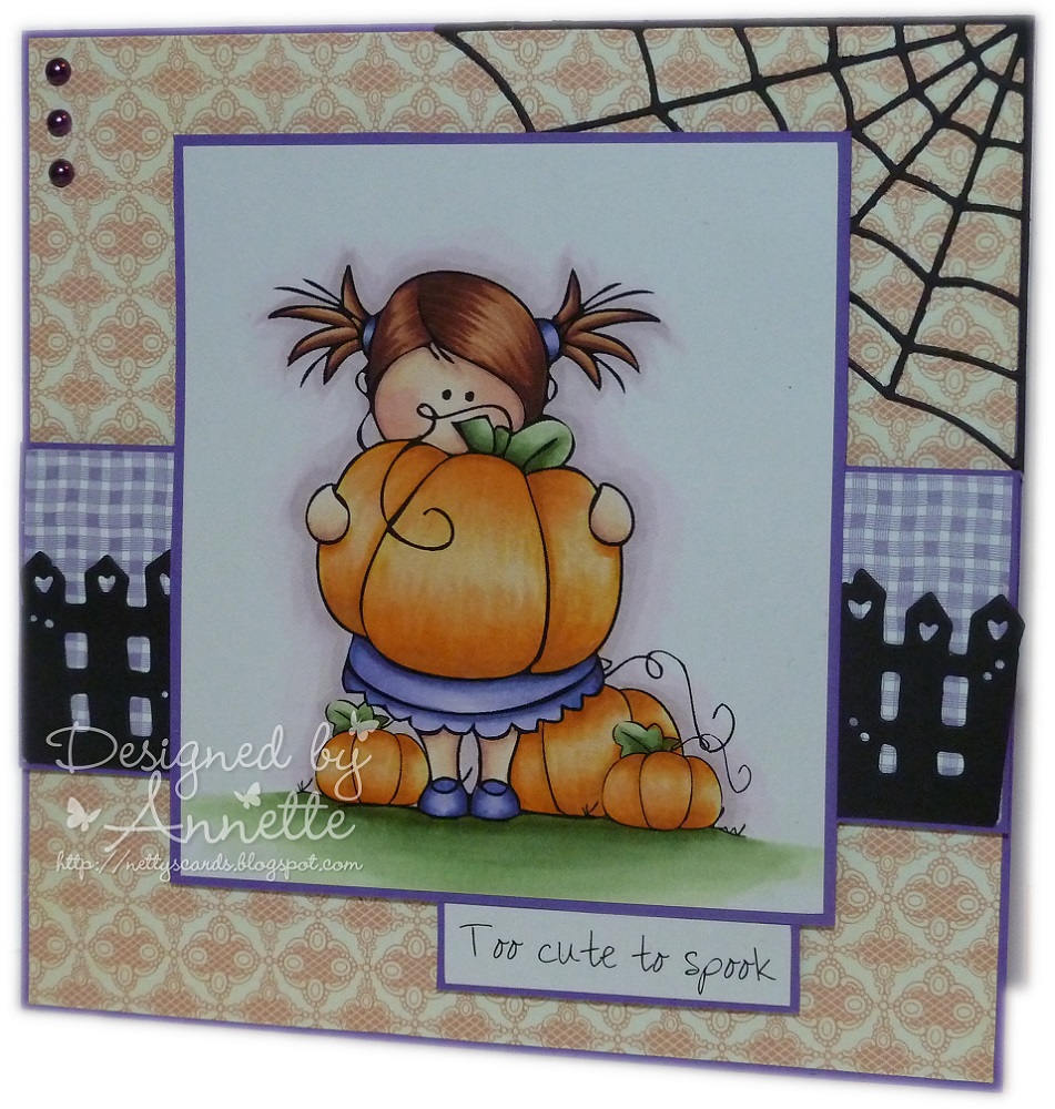 Netty's Cards: Too Cute To Spook