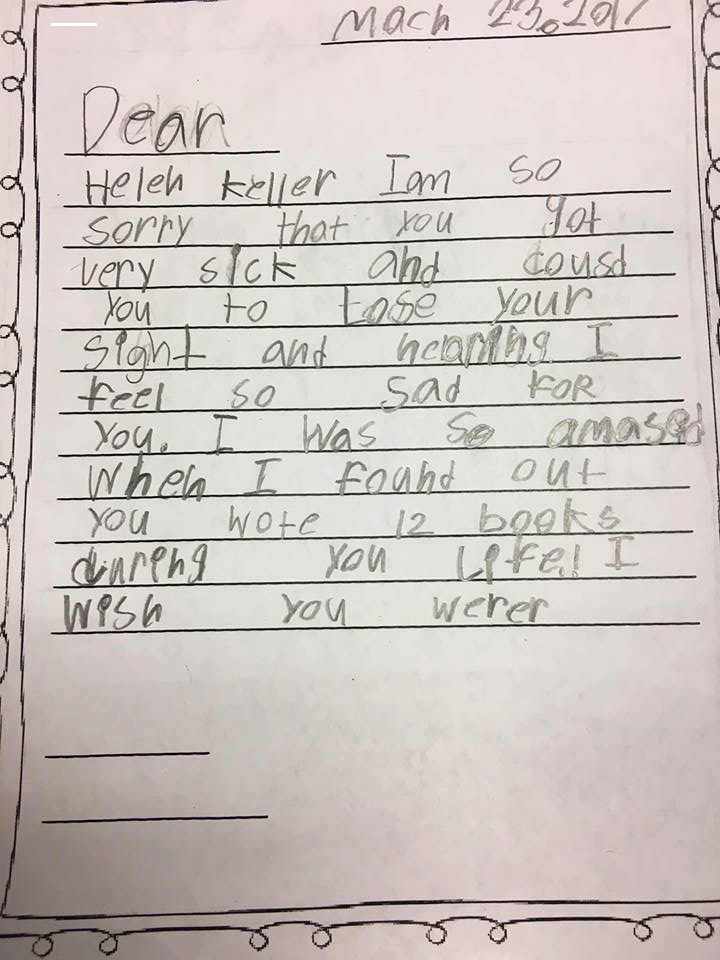 Ms.Brooks' Books: "Time Machine" Letters to the Past