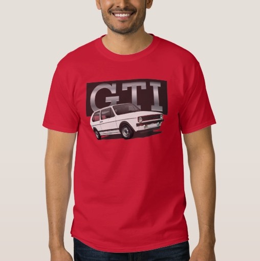 Volkswagen Golf GTI Mk1 T-shirt | Car shirts | Classic, retro and vintage cars