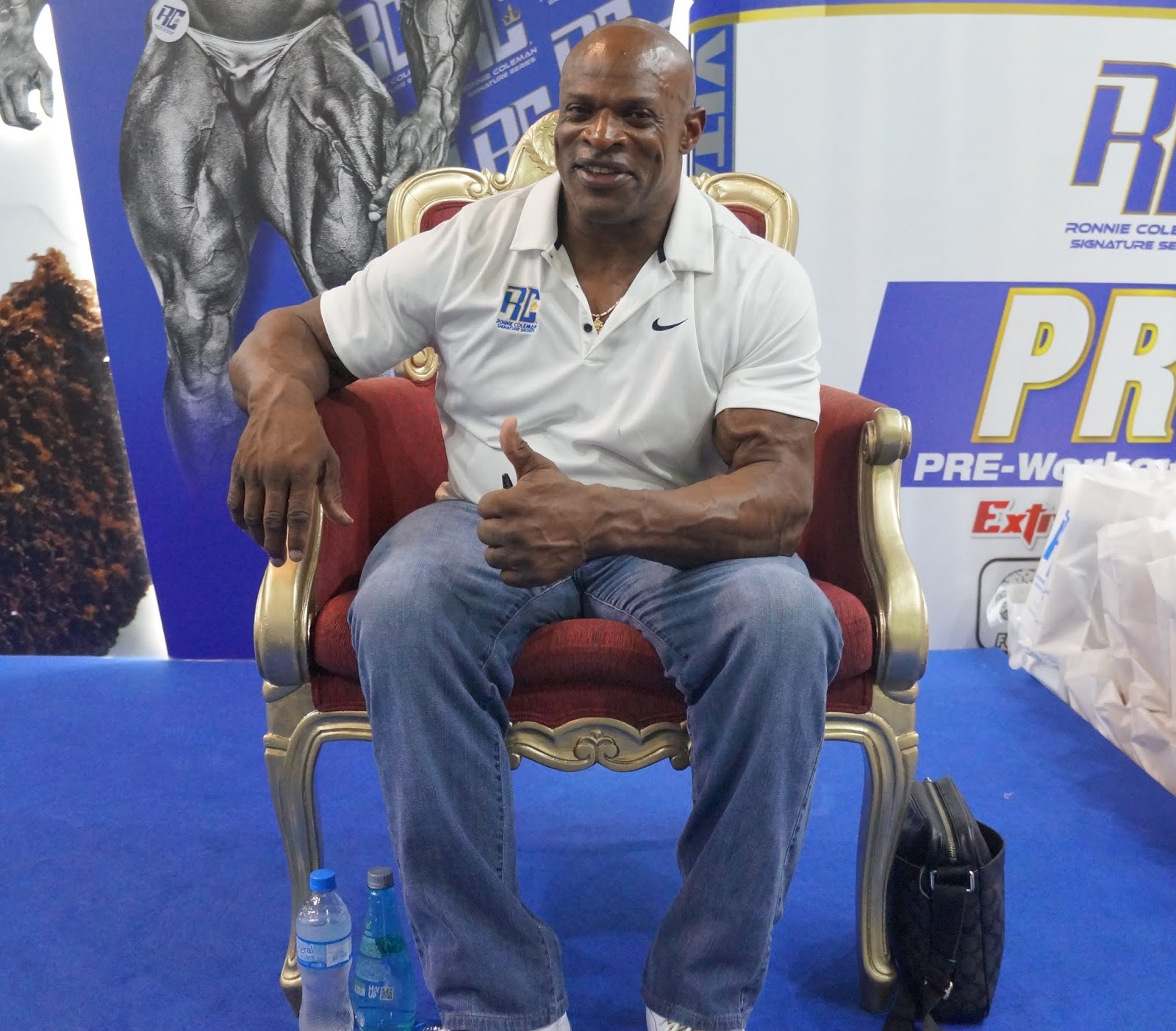 Belas da Musculação : Ronnie Coleman em São Paulo