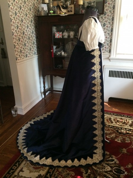 Madame Modiste Historic-ish Costuming (drinking champagne while wearing ...