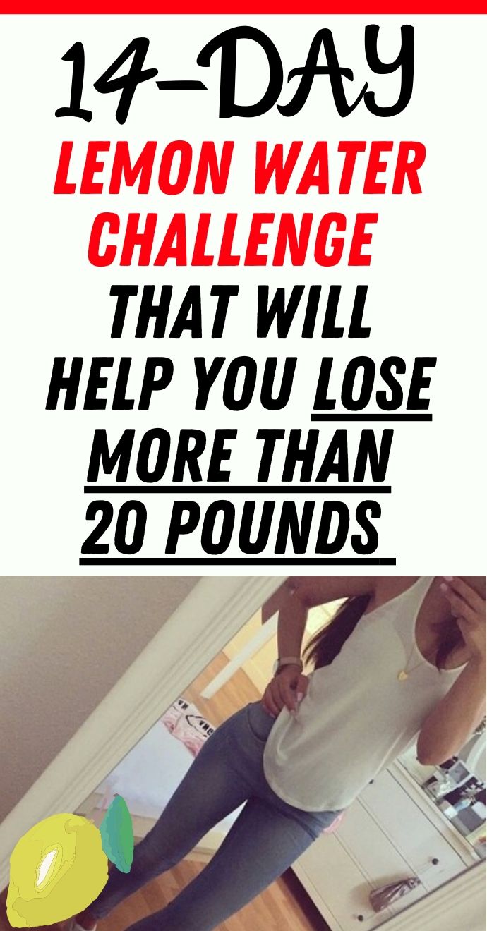 Here’s A 14-Day Lemon Water Challenge That Will Help You Lose Weight ...