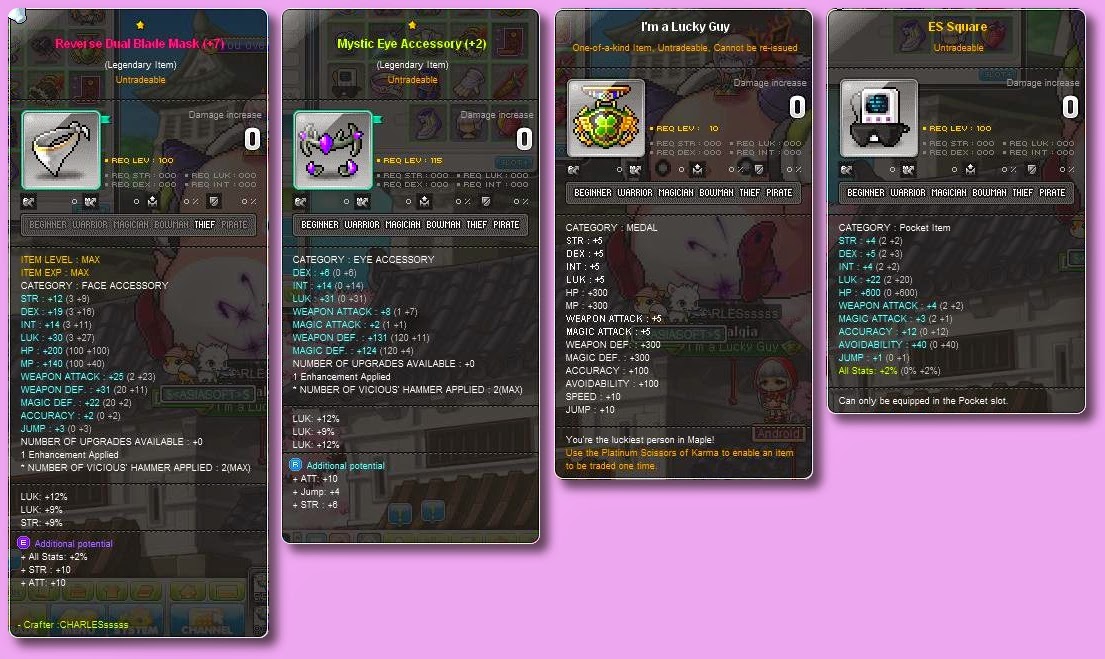 Diary Of A MapleStory NightLord: MapleSEA Lightning God Ring (LGR) and ...