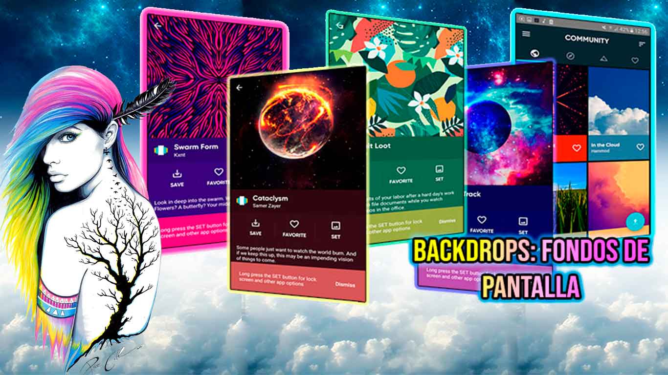 BACKDROPS: EXCELENTE APP DE FONDOS DE PANTALLA APK PARA ANDROID & iOS