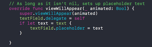 Passing Information Between View Controllers