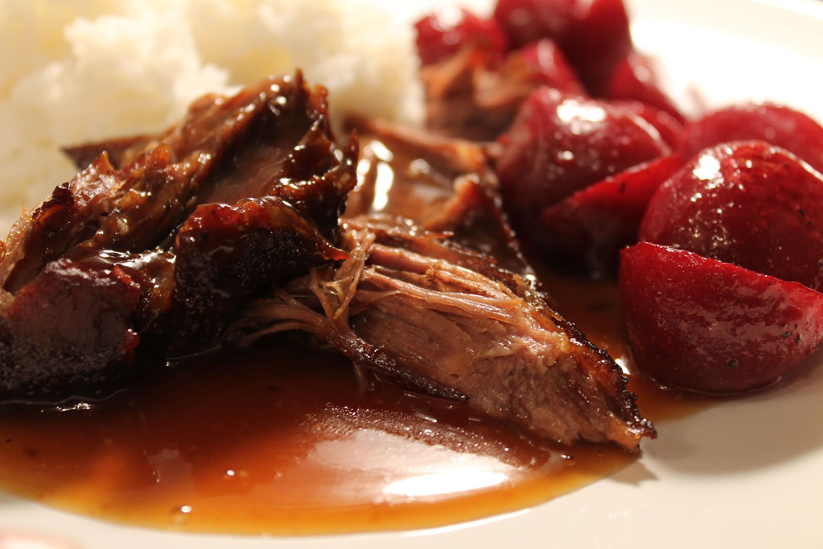 Les douceurs de genny: RÔTI DE PALETTE "GÉNÉRAL TAO"