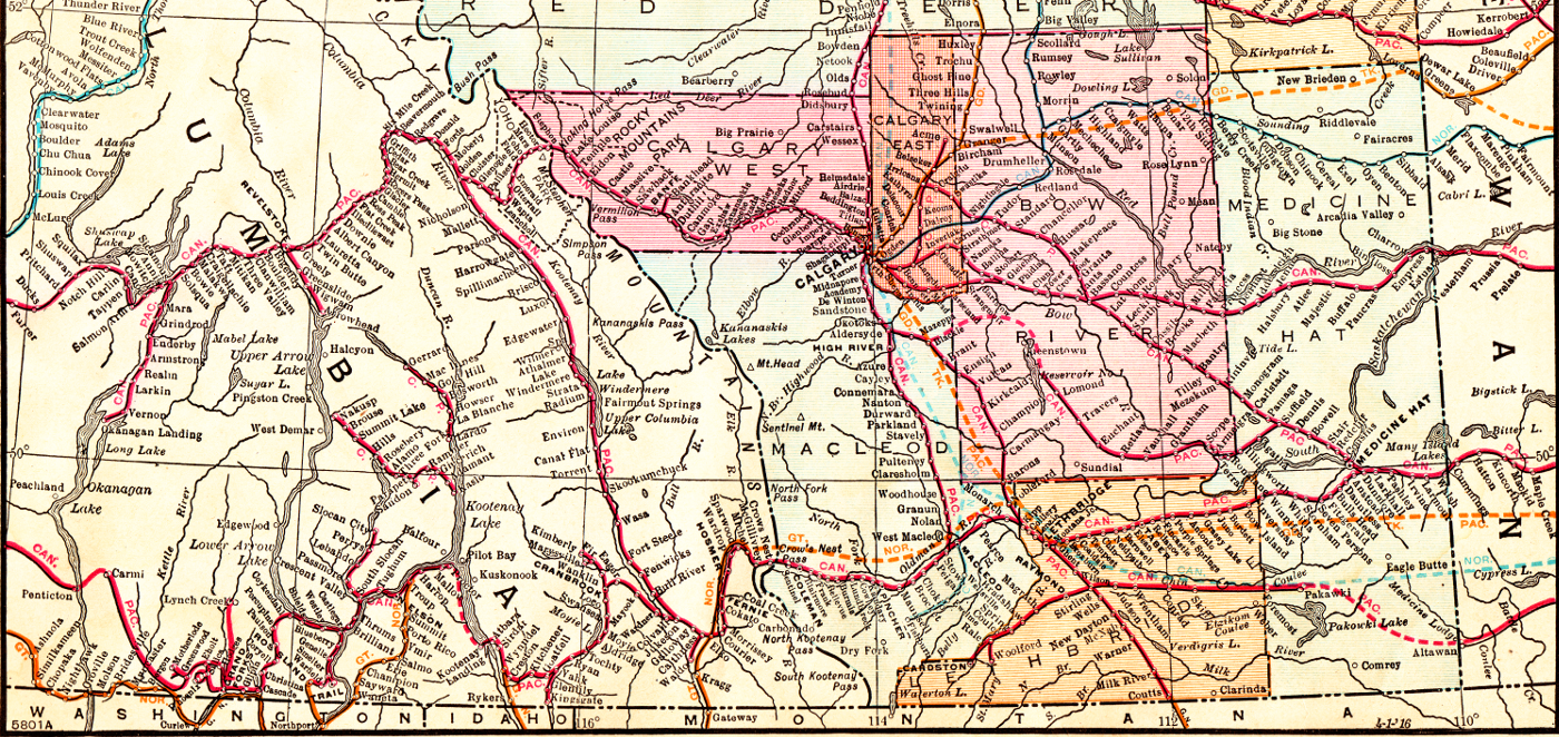 Rolly Martin Country: Alberta in a 1915 School Atlas