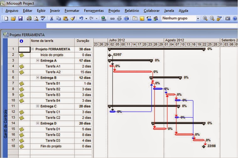 H12S Serviços Educacionais: Elaborando o Cronograma do Projeto com o MS ...