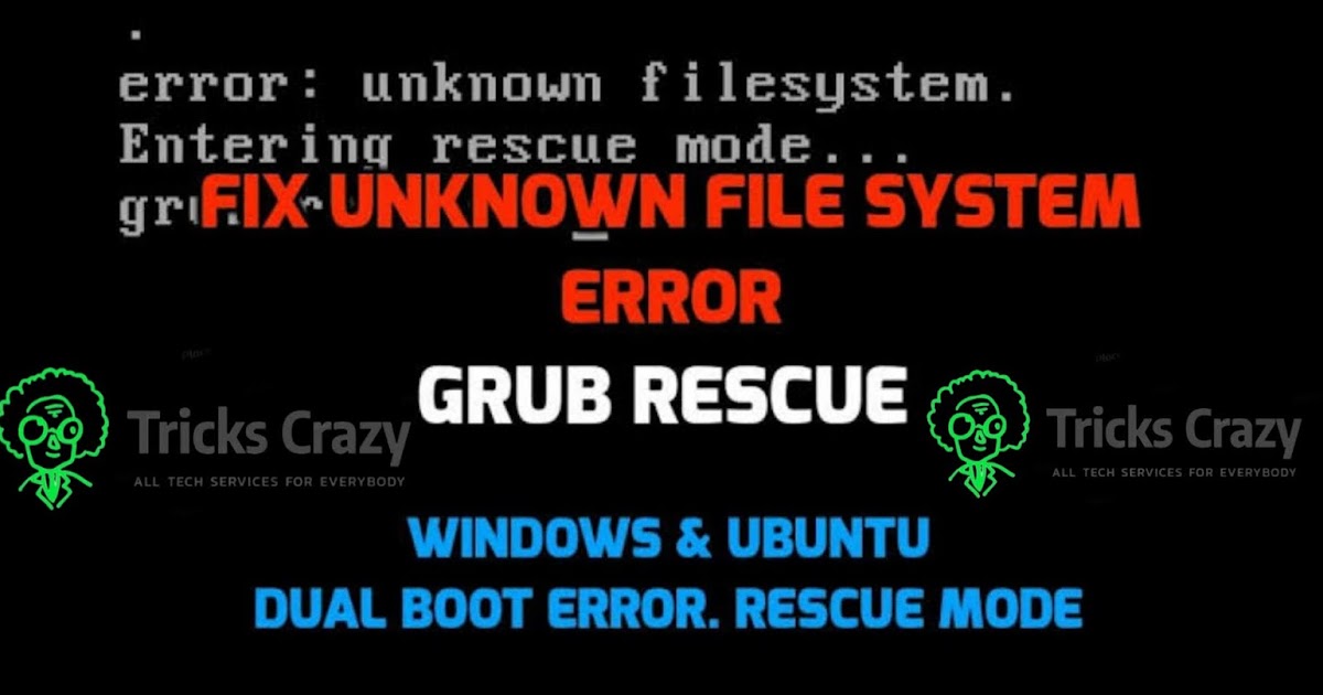how to fix grub rescue
