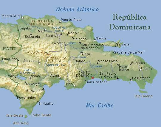 MAPAS DE: República Dominicana