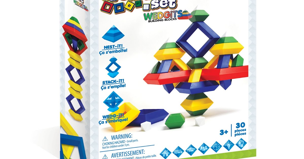 WEDGiTS™ Building Blocks: Getting Creative: WEDGiTS Creativity 30 Piece Set