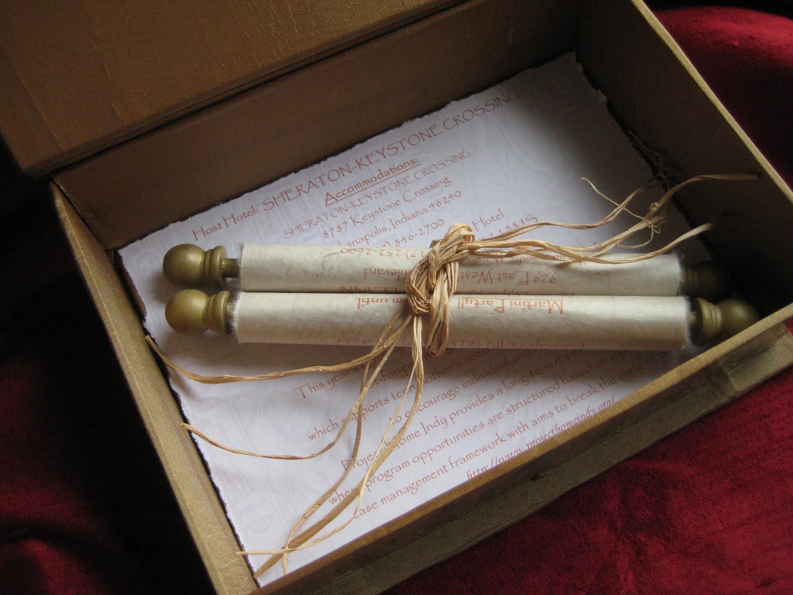 Revelry Invitation Studio Chatter: Ancient Egyptian Themed Box Invitation