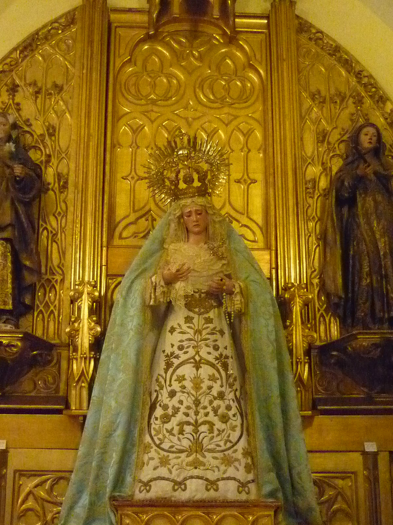 Curiosidades y Cofradías. : María Salus Infirmorum del Santo Ángel.