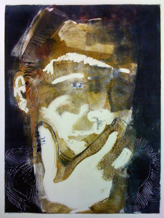 ART and WATER: Monotype self portraits