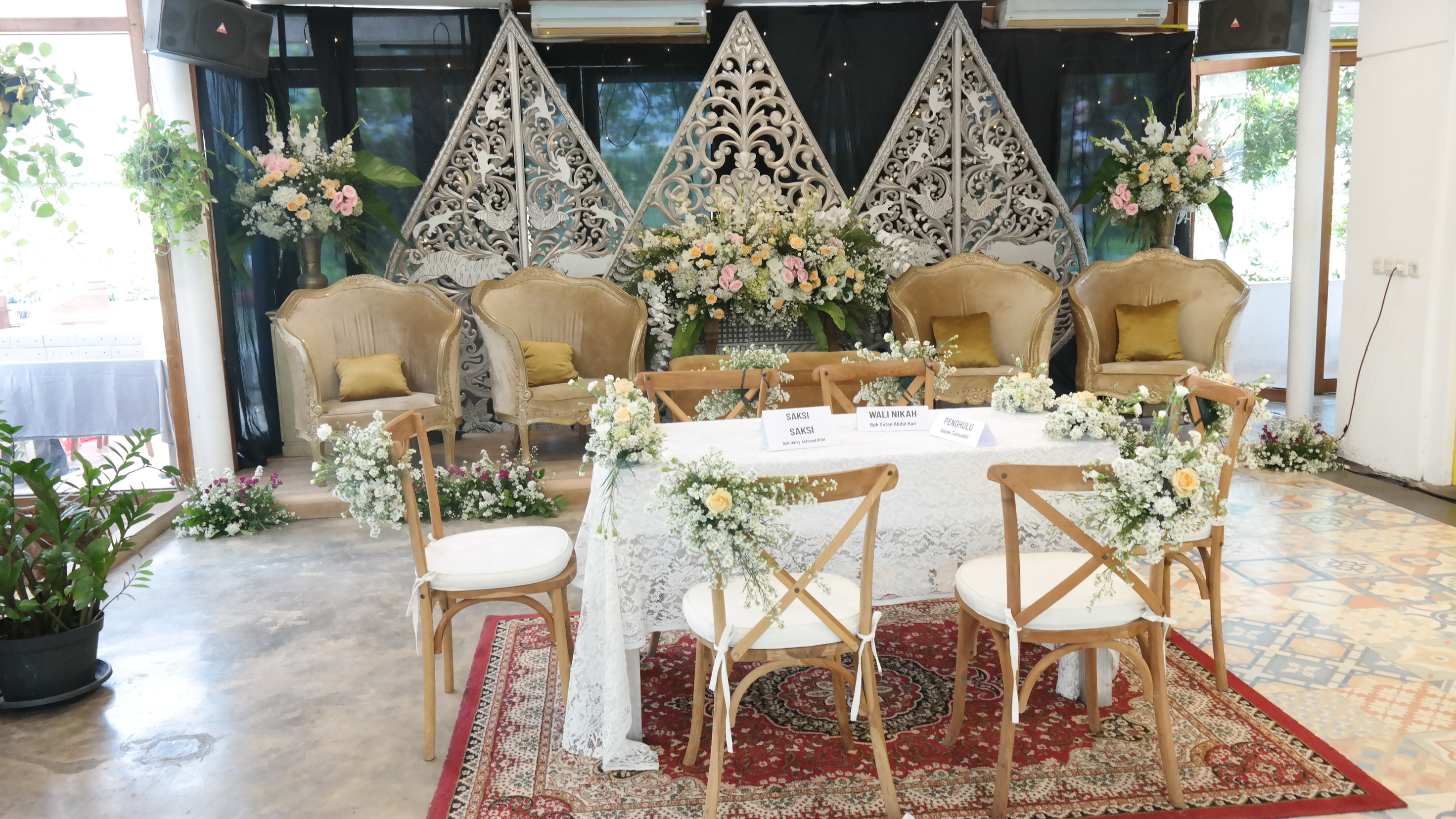 Rumah Untuk Acara : Tempat Akad Nikah Semioutdoor jakarta selatan ...